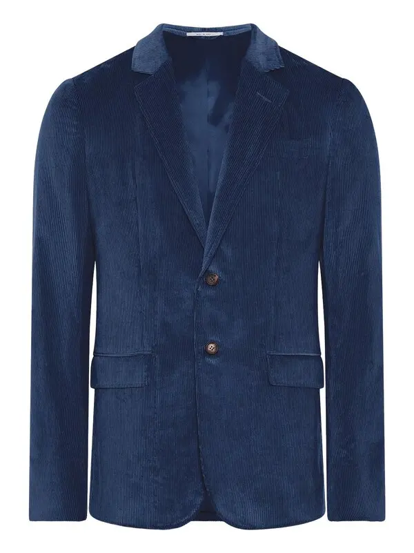 Gabriela Hearst Irving Corduroy Jacket - Electric Navy