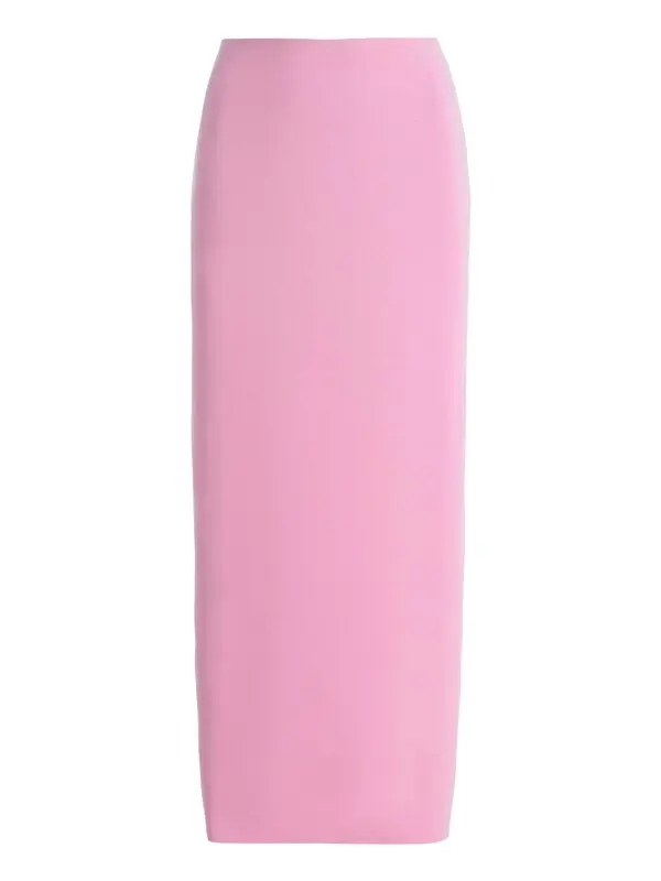 HIGH SPORT Cassidy Wool Maxi Skirt - Pink