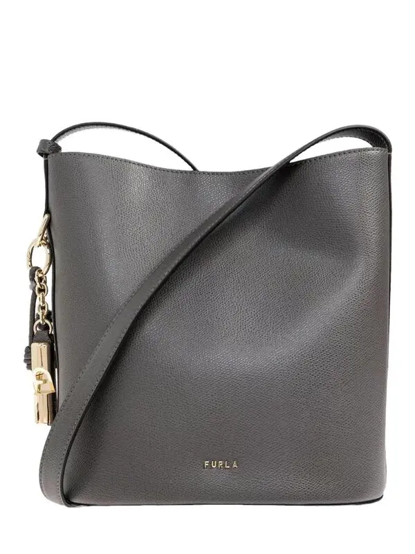 Furla Roxie Charm Small Shoulder Bag - Grey