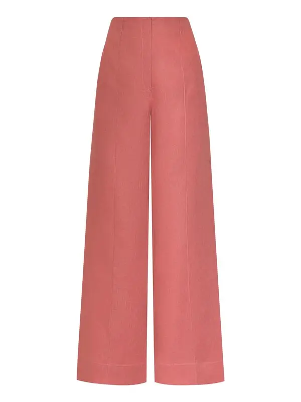 ANDRES OTALORA La Promesa High-rise Wide-leg Pants - Pink