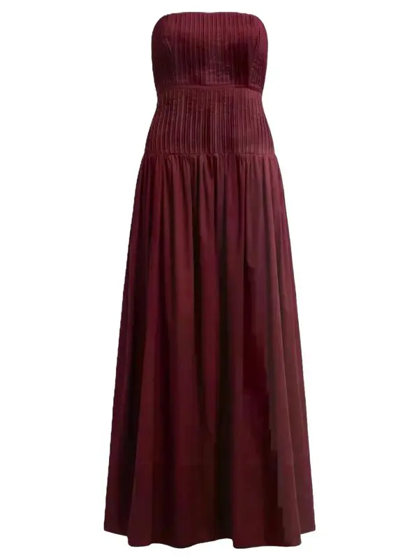 Aje Strapless Maxi Dress - Red