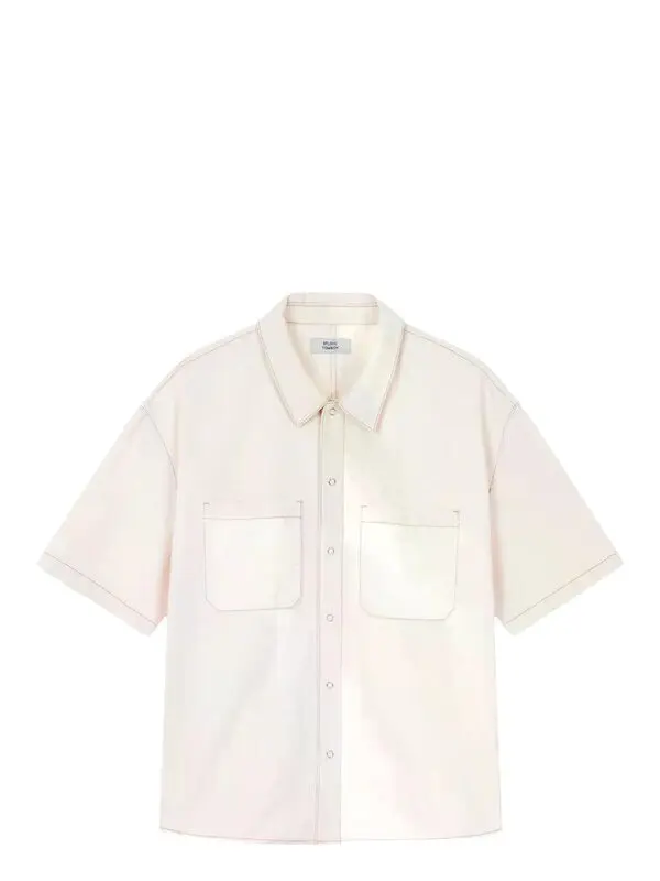 STUDIO TOMBOY Cotton-blend Shirt - Neutrals