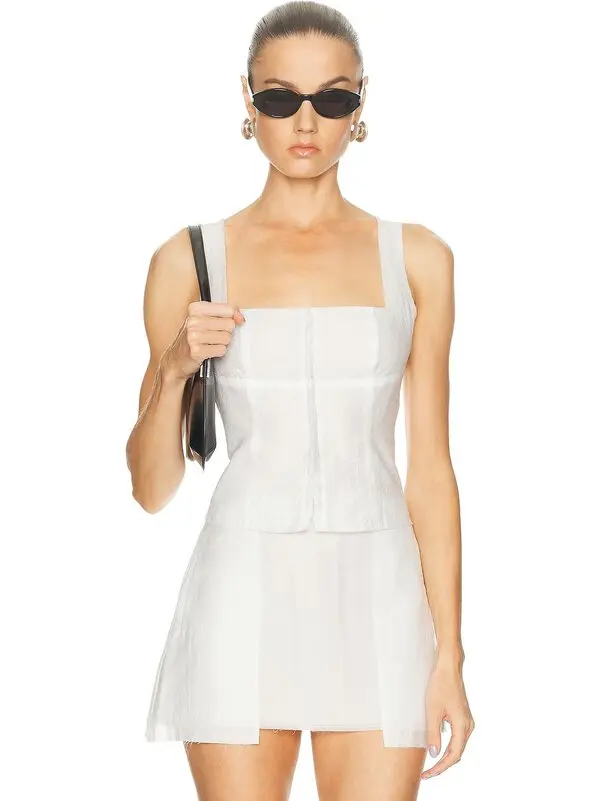 ZIAH Corset Top - Off White
