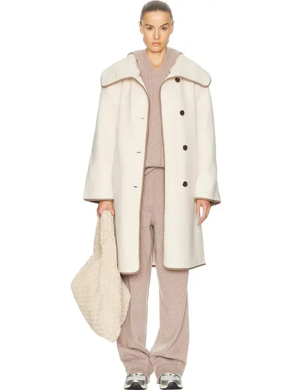 Varley Clemence Sherpa Coat - Sandshell