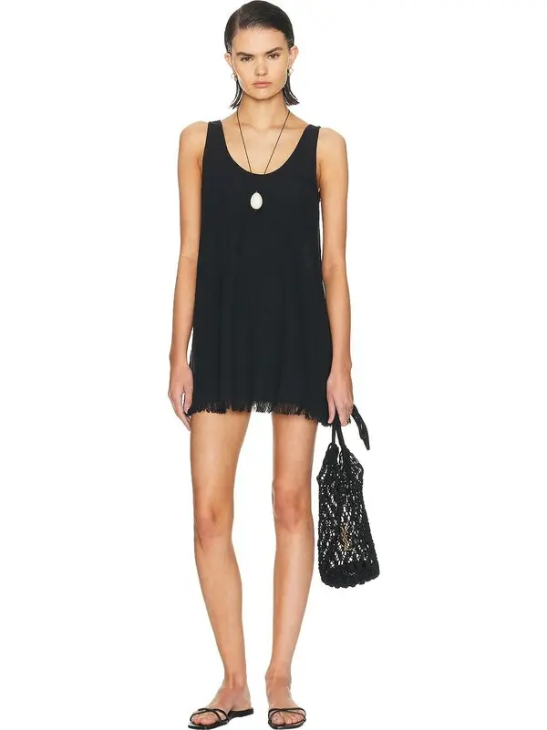 Staud Tillie Mini Dress - Black