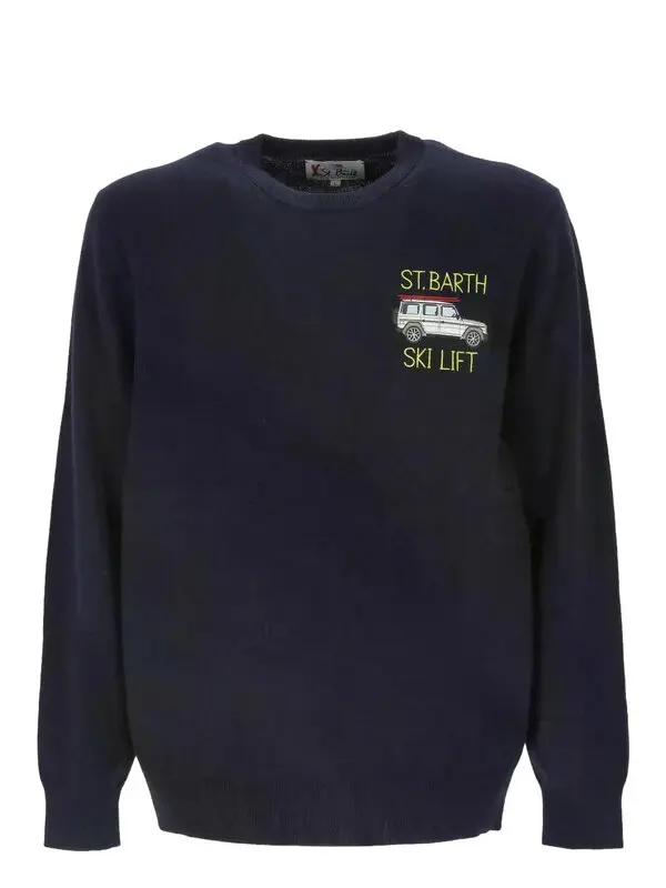 MC2 SAINT BARTH Crew-neck Sweater - Blue