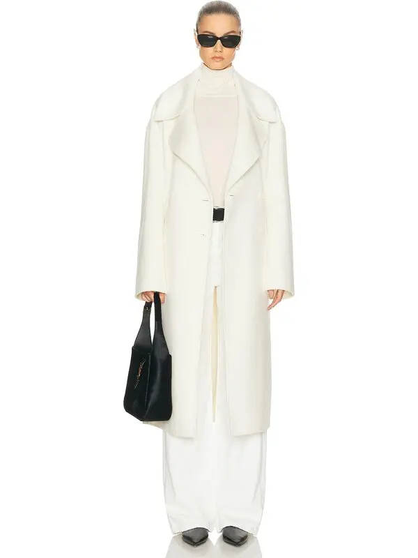 L'academie By Marianna Kye Wool Coat - Ivory