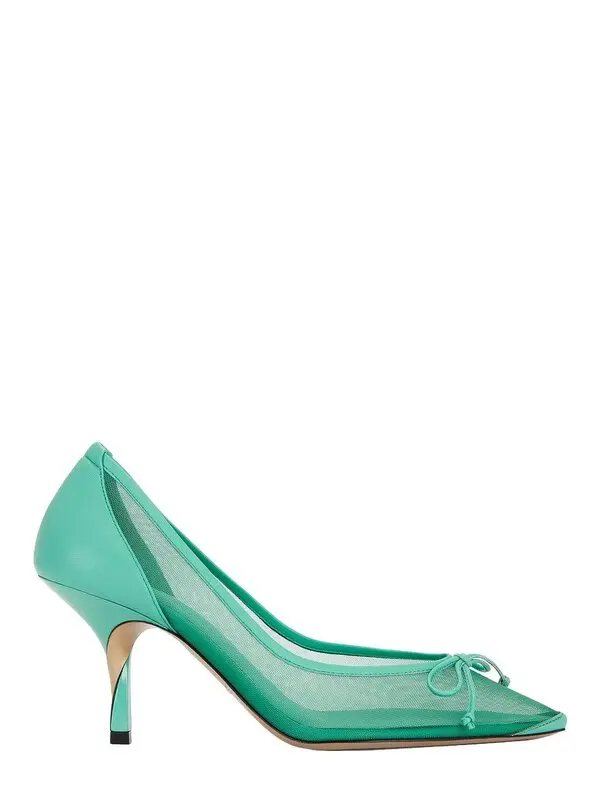 Jacquemus Les Escarpins Tourni - Dark Mint