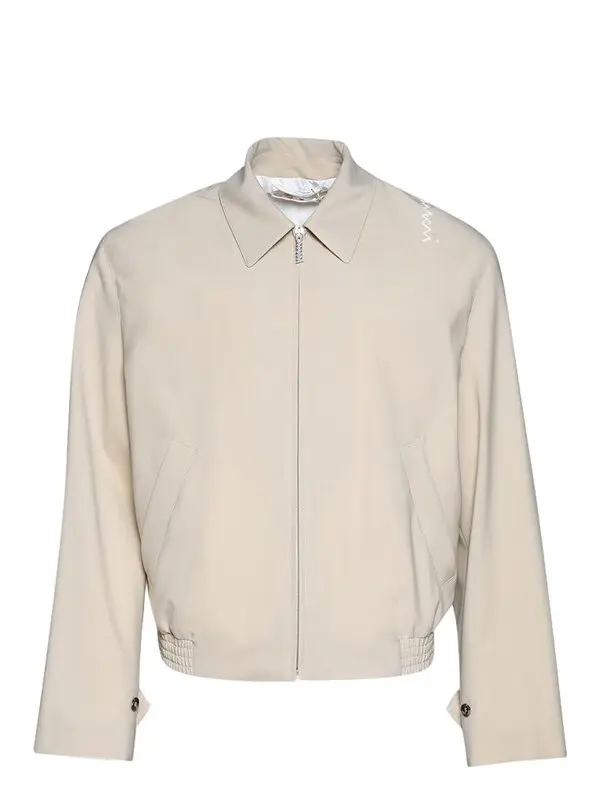 Marni Regular Fit Jacket - Sand
