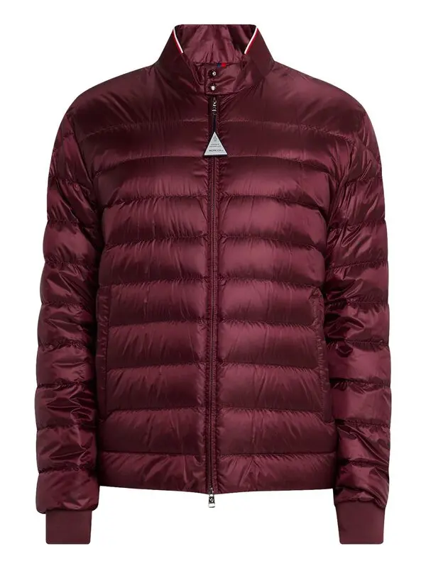 Moncler Quilted Nylon Down Jacket - Antique Red