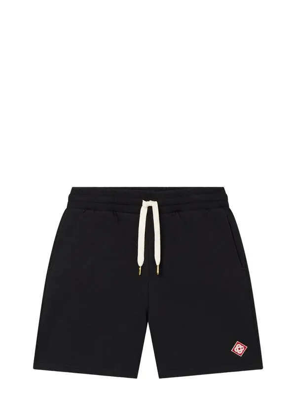Casablanca Diamond Logo Organic Cotton Sweatshorts - Black