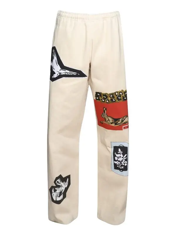 Marni X Slawn And Soldier Organic Bull Denim Trousers - White
