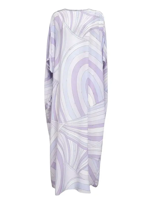 Emilio Pucci Iride Print Caftan - Purple