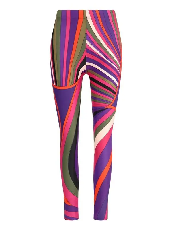 Emilio Pucci Iride Print Leggings Multicolor - Multi