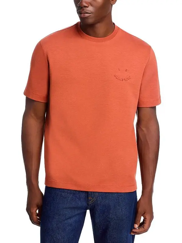 Paul Smith Casual Fit Short Sleeved Tee - Brick Red