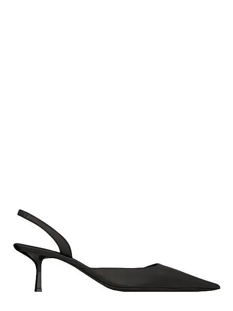 Saint Laurent Misty Slingback Pumps - Black