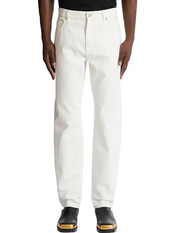 Balmain Regular Fit Jeans - Off White