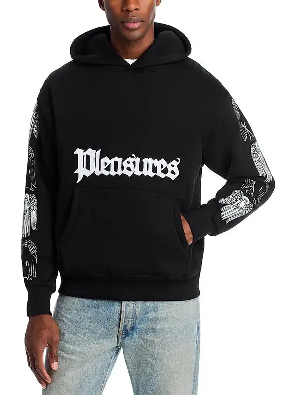 PLEASURES Angel Demon Hoodie - Black