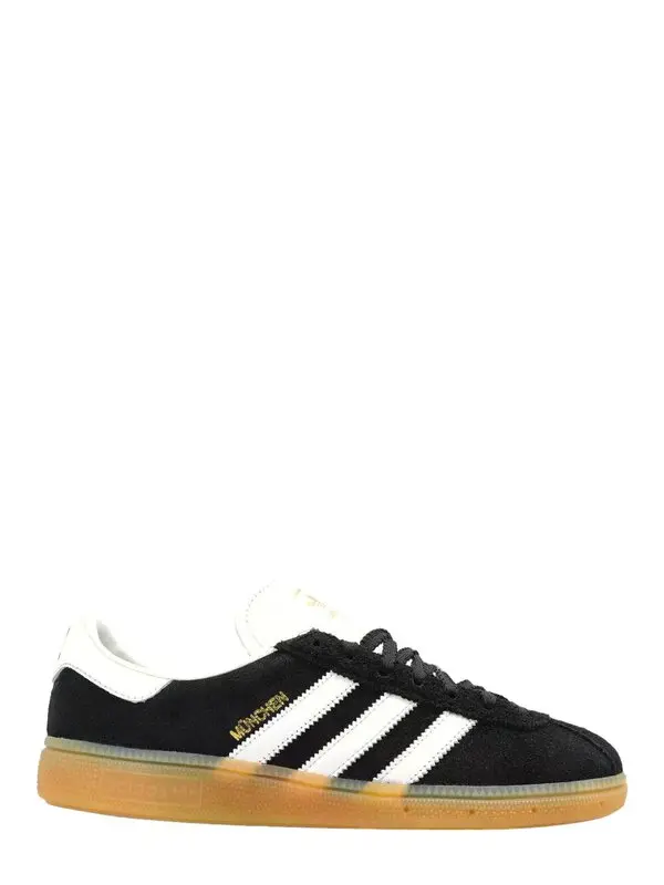 Adidas München Three-stripe Sneakers - Black