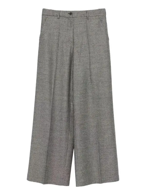 Aspesi Houndstooth Trousers - Grey