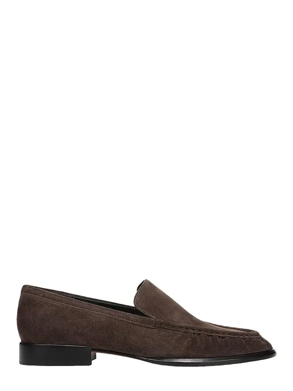 Vince Nora Suede Loafers - Truffle