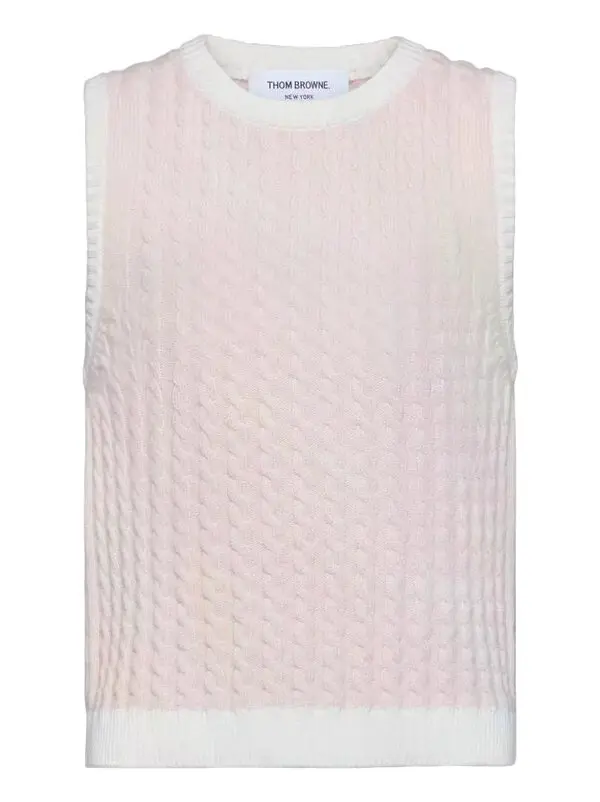 Thom Browne Stitch Shell Top - Pink