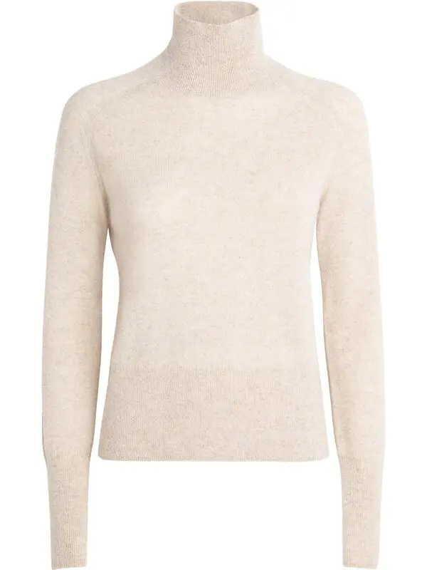 JOSEPH Cashmere Funnel-neck Sweater - Pink