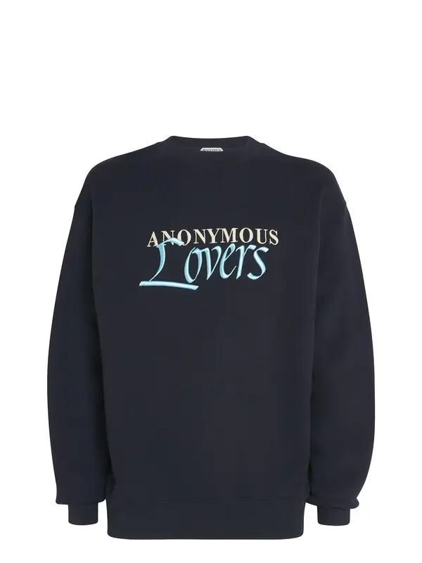 JW Anderson X Dean Sameshima 'anonymous Lovers' Sweatshirt - Black