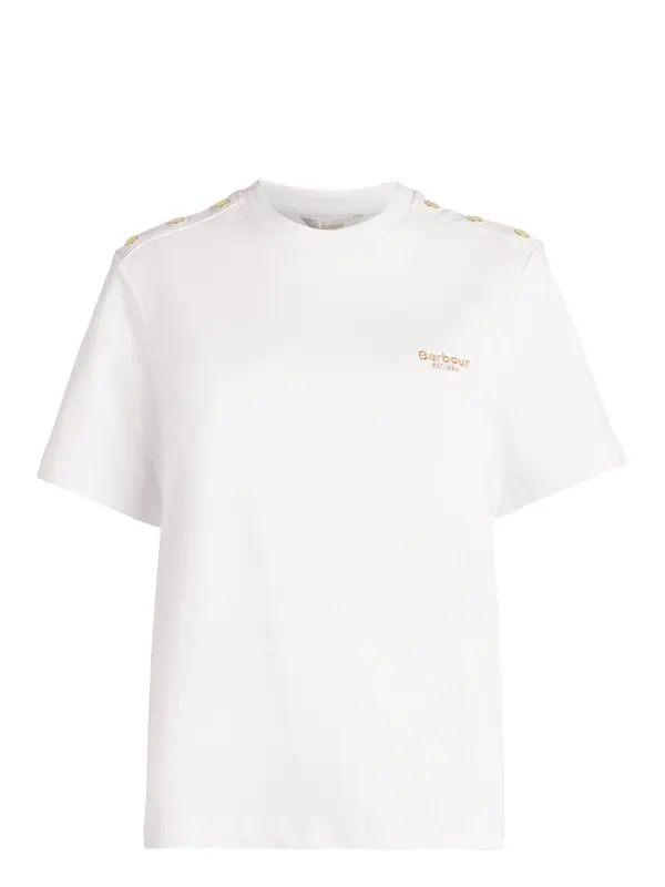 Barbour Stretch-cotton Marla T-shirt - White