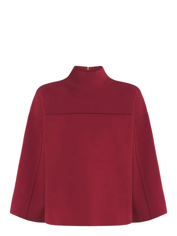 JOSEPH Larrey Milano Knit Compact Sweater - Red