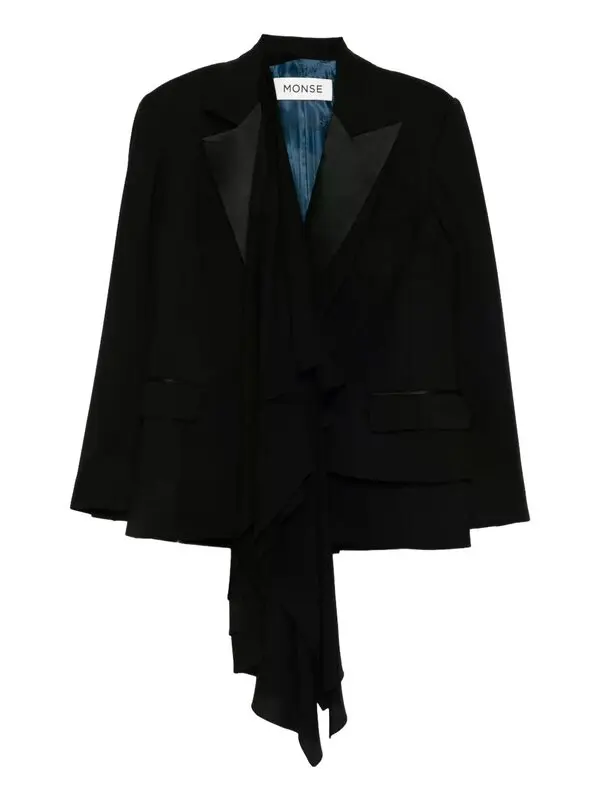 Monse Cascade Blazer - Black