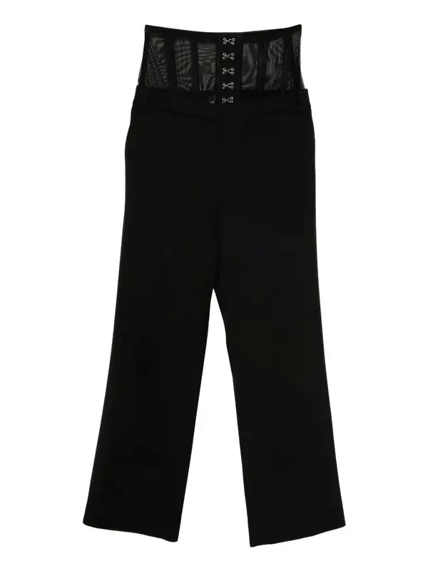 Monse Corset Slim Trousers - Black