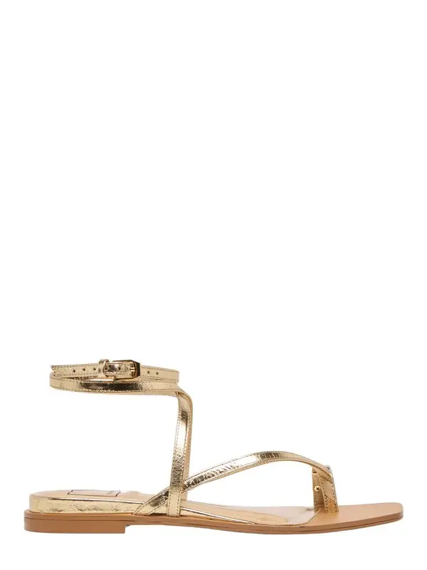 DOLCEVITA Tyrice Sandals - Gold Leather