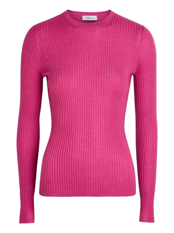 Gabriela Hearst Cashmere-silk Blend Top - Pink