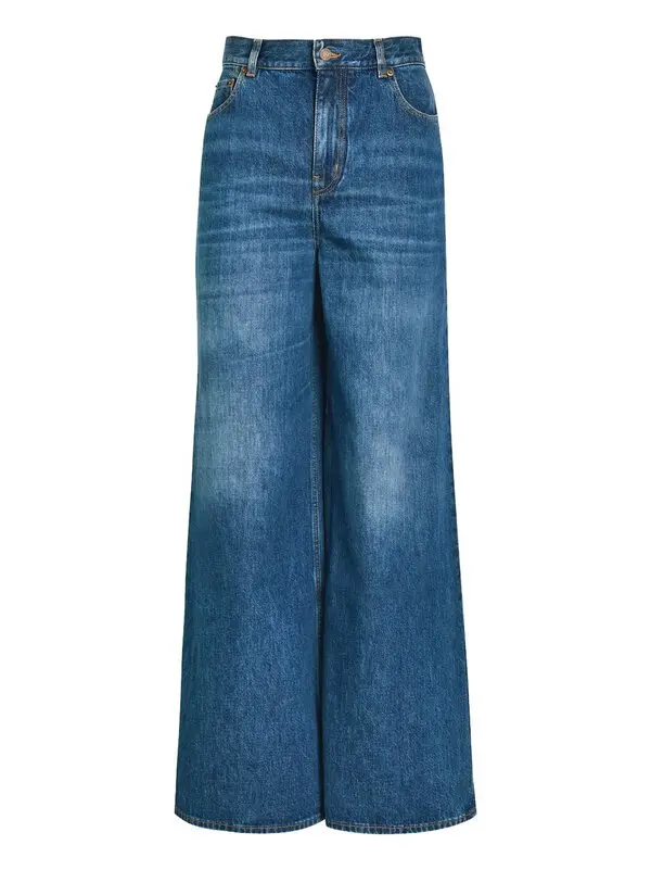 Chloé High-rise Wide-leg Jeans - Denim