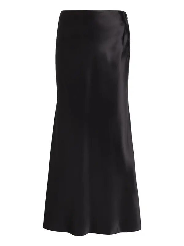 Gabriela Hearst Frei Silk Skirt - Black
