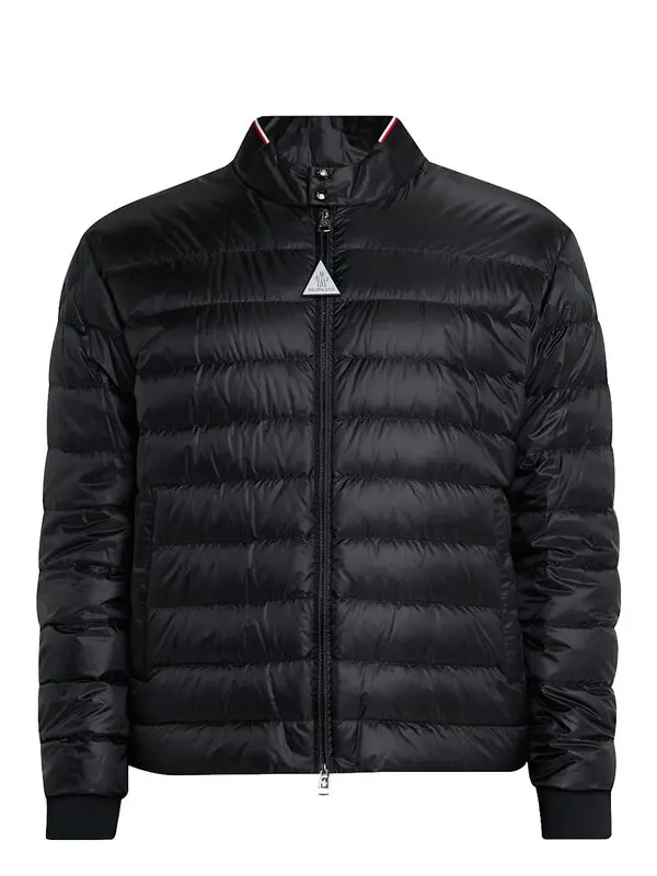 Moncler Quilted Nylon Short Down Jacket - Black