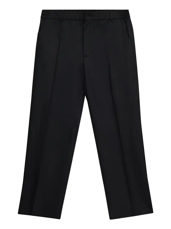 Moncler Virgin Wool Trousers - Black