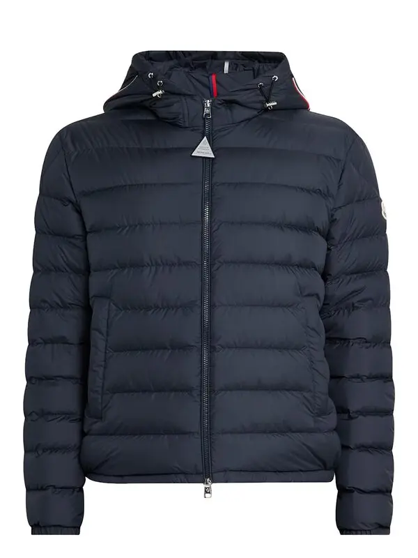 Moncler Quilted Full-zip Hooded Jacket - Night Sky