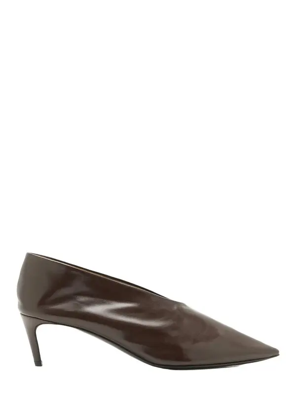 Khaite Miriam Leather Pumps - Brown