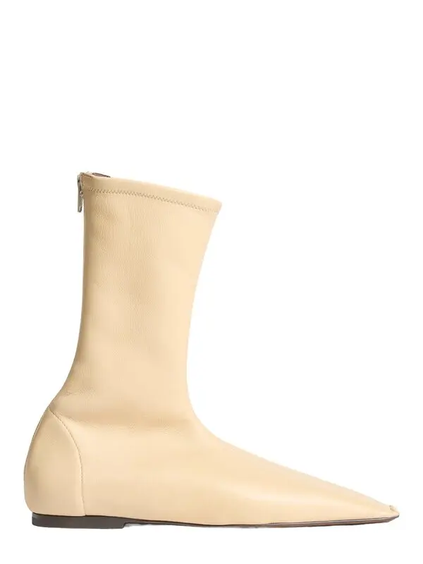 Khaite Marlene Ankle Boots - Ivory