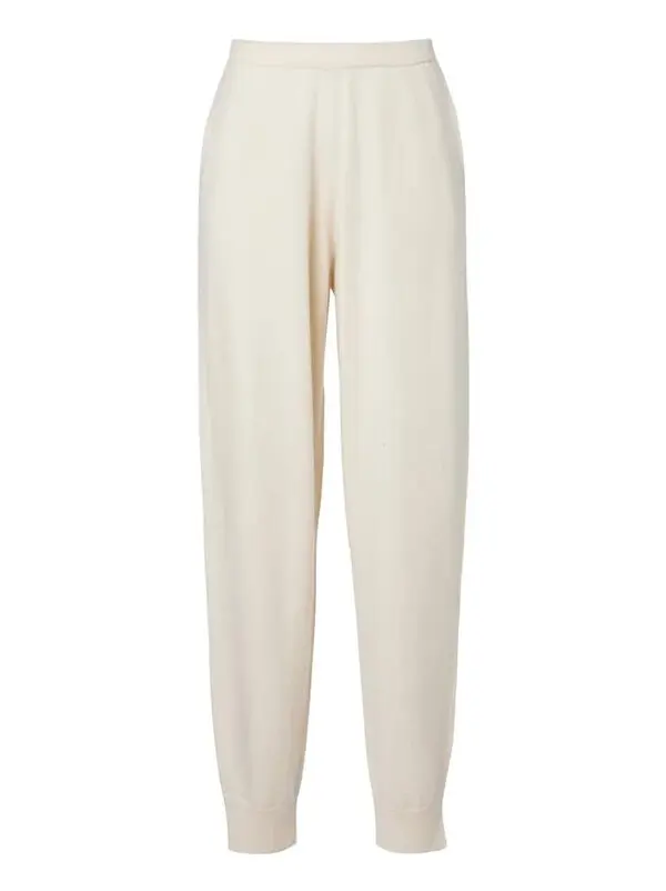 Jardin Des Orangers Wool And Cashmere Sweatpants - White