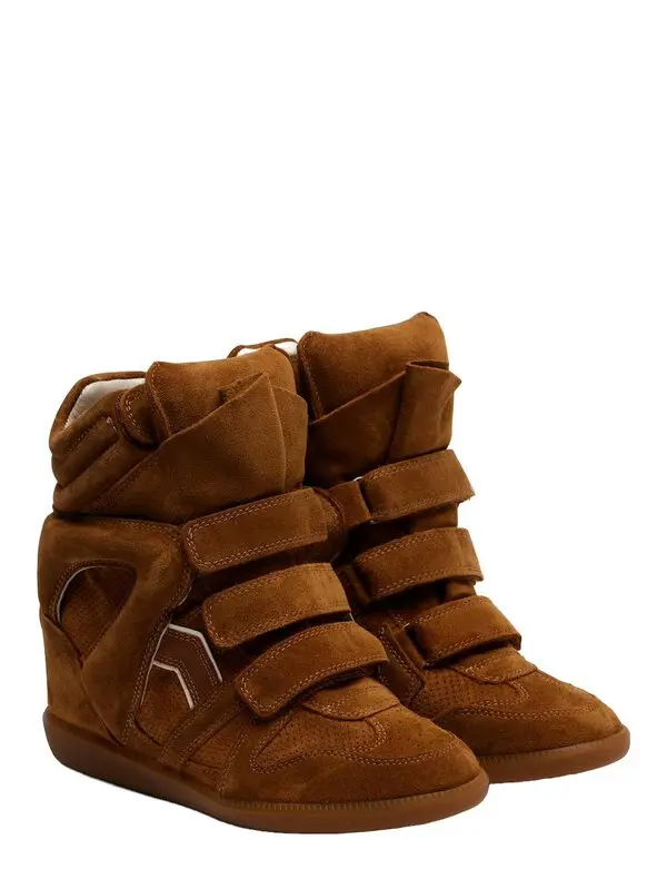Isabel Marant Bekett High-top Sneakers - Brown