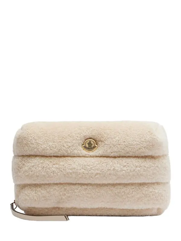 Moncler Caradoc Teddy Toiletry Bag - White
