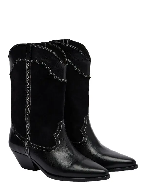 Isabel Marant Étoile Duerte 40 Cowboy Boots - Black