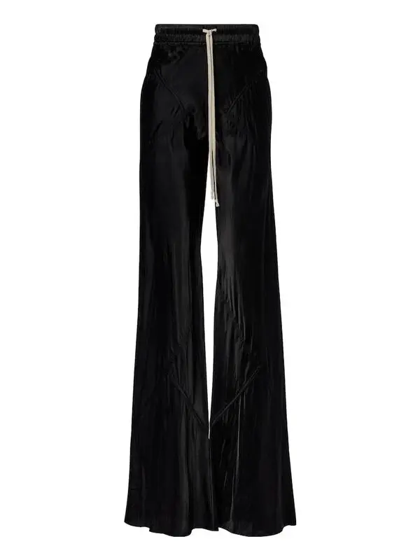 Rick Owens Bias Wide-leg Pants - Black