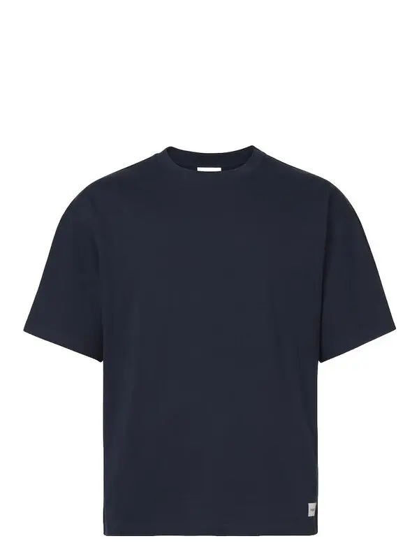 Saint Laurent Cotton-blend T-shirt - Blue