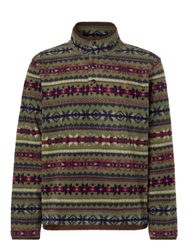 Polo Ralph Lauren Printed Recycled Polyester Sweater - Green
