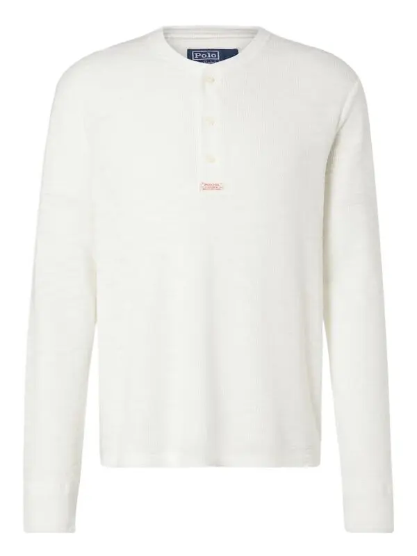 Polo Ralph Lauren Cotton Henley Shirt - White