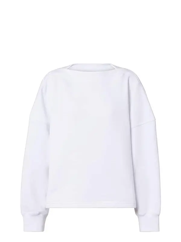 Alaïa Cotton Sweatshirt - White